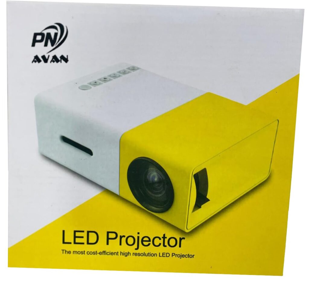 Portable Mini Projector Home Theater LED Projector with Remote ...